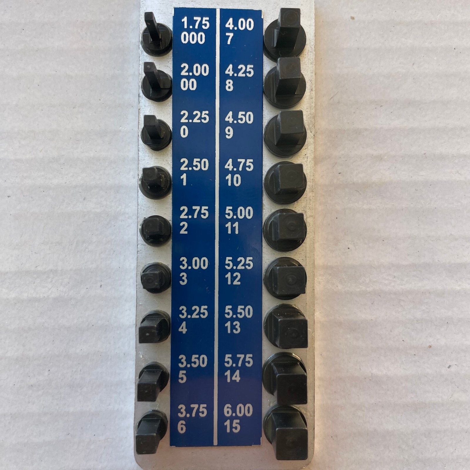 Clock Key Gauge – Precision Measurement Tool with Number Markings ...
